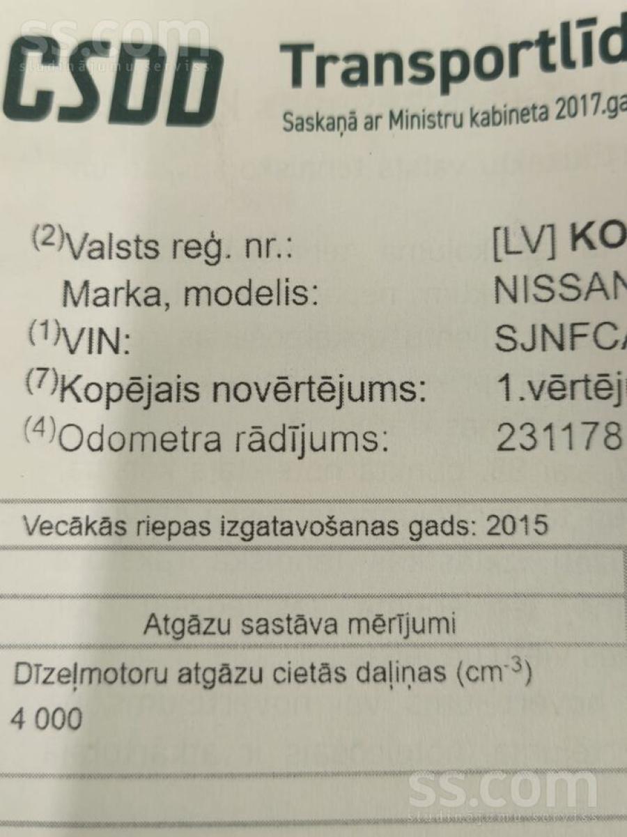 Melns Nissan Qashqai 2013 Rīga, ar dzinēja tilpumu 1.50 L un nobraukumu 232 tūkst. km par 5500 €, foto 8 vietnē AUTOMOTO.COM.LV