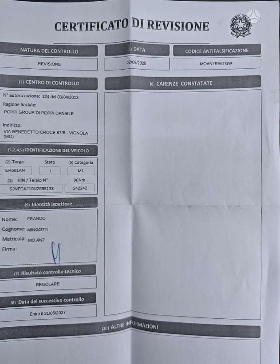 Melns Nissan Qashqai 2013 Šauļi, ar dzinēja tilpumu 1.46 L un nobraukumu 257 tūkst. km par 4950 €, foto 21 vietnē AUTOMOTO.COM.LV
