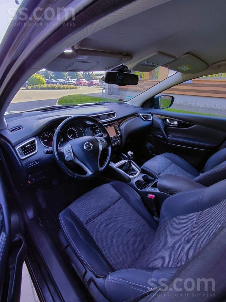 Melns Nissan Qashqai 2014 Rīga, ar dzinēja tilpumu 1.60 L un nobraukumu 217 tūkst. km par 8590 €, foto 12 vietnē AUTOMOTO.COM.LV