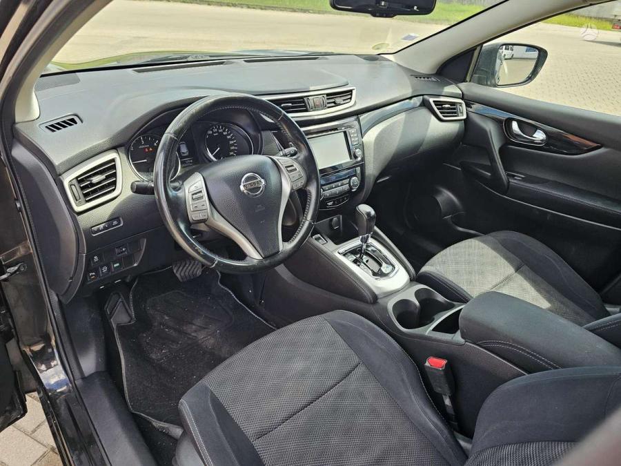 Melns Nissan Qashqai 2014 Tauragė, ar dzinēja tilpumu 1.60 L un nobraukumu 265 tūkst. km par 7800 €, foto 15 vietnē AUTOMOTO.COM.LV