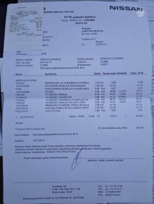 Черный Ниссан Кашкай 2014 в Каунас, объемом двигателя 1.20 л и пробегом 150 тыс. км за 6900 €, фото 12 на AUTOMOTO.COM.LV