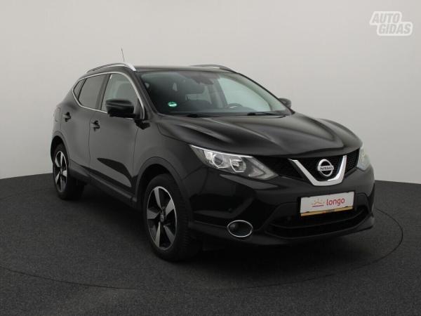 Black Nissan Qashqai 2015 in Vilnius, with an engine capacity of 1.20 L and mileage of 186 thousand km for 9099 €, photo 10 on AUTOMOTO.COM.LV