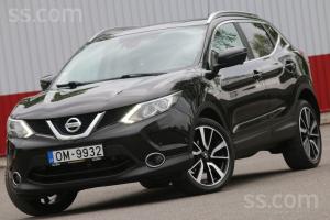 Black Nissan Qashqai 2015 in Riga, with an engine capacity of 1.60 L and mileage of 0 thousand km for 9990 €, photo  on AUTOMOTO.COM.LV