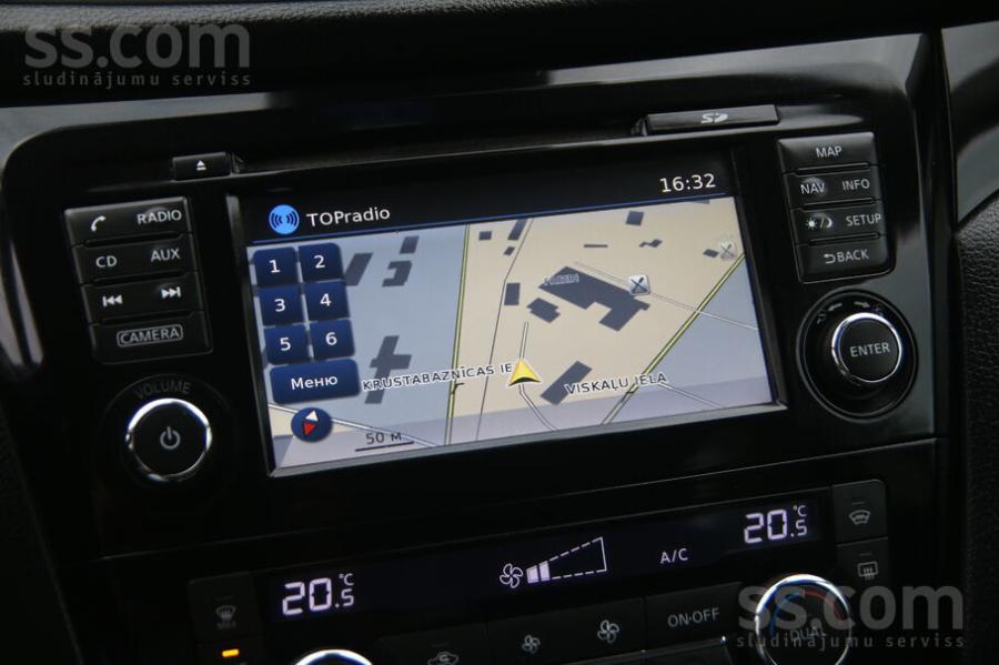 Black Nissan Qashqai 2015 in Riga, with an engine capacity of 1.60 L and mileage of 0 thousand km for 9990 €, photo 23 on AUTOMOTO.COM.LV
