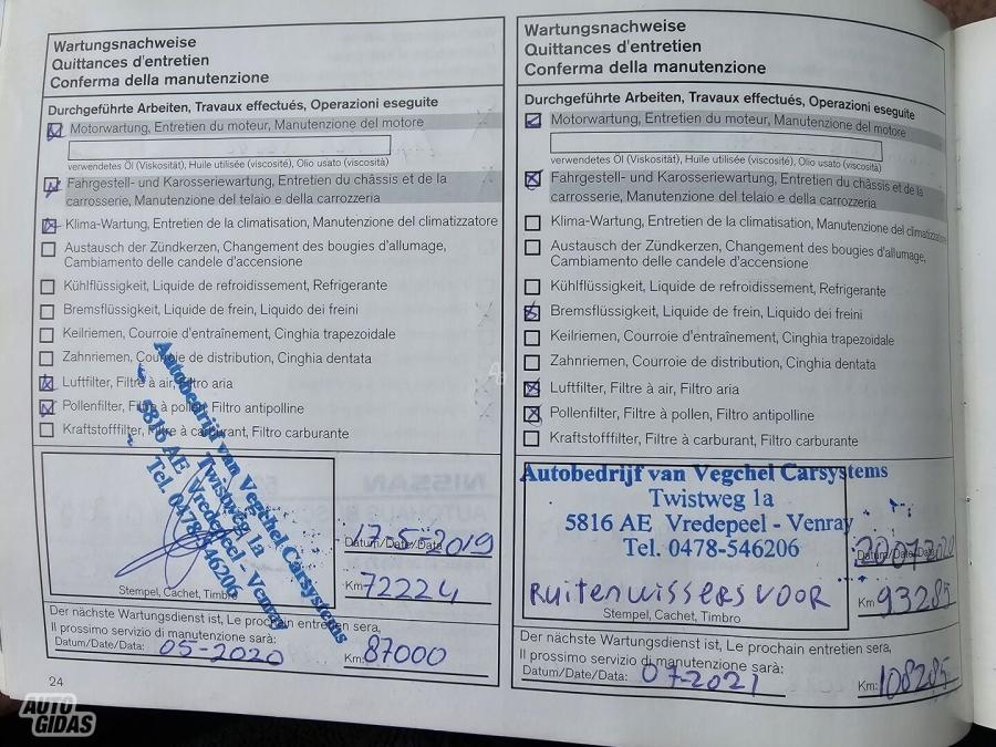 Черный Ниссан Кашкай 2015 в Арёгала, объемом двигателя 1.20 л и пробегом 193 тыс. км за 7000 €, фото 25 на AUTOMOTO.COM.LV