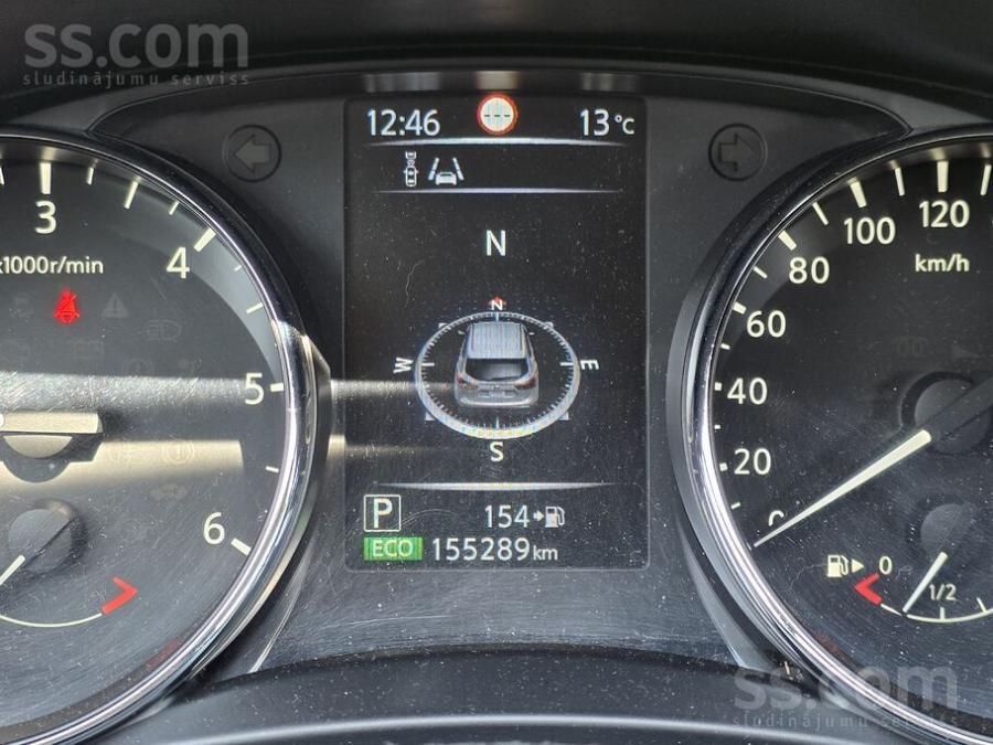 Black Nissan Qashqai 2015 in Riga, with an engine capacity of 1.60 L and mileage of 0 thousand km for 8450 €, photo 6 on AUTOMOTO.COM.LV