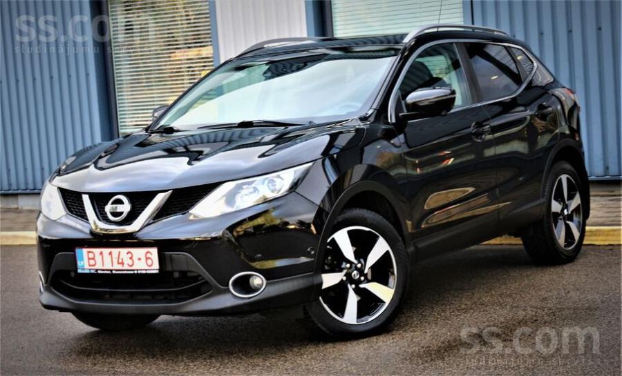 Black Nissan Qashqai 2016 in Riga, with an engine capacity of 1.60 L and mileage of 172 thousand km for 9790 €, photo 2 on AUTOMOTO.COM.LV