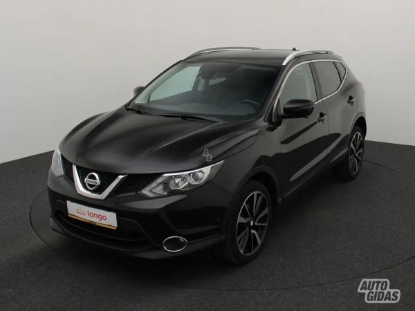 Black Nissan Qashqai 2016 in Vilnius, with an engine capacity of 1.20 L and mileage of 118 thousand km for 12299 €, photo 1 on AUTOMOTO.COM.LV