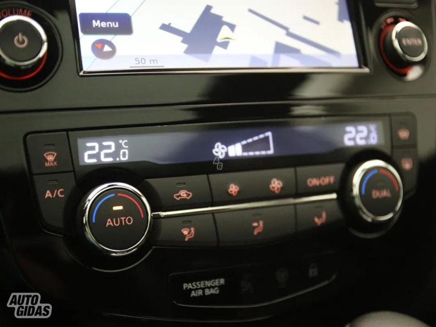 Black Nissan Qashqai 2016 in Vilnius, with an engine capacity of 1.20 L and mileage of 118 thousand km for 12299 €, photo 20 on AUTOMOTO.COM.LV