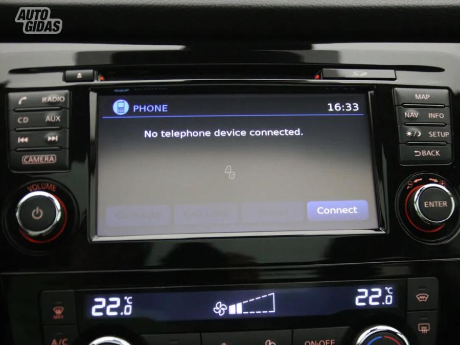 Black Nissan Qashqai 2016 in Vilnius, with an engine capacity of 1.20 L and mileage of 118 thousand km for 12299 €, photo 23 on AUTOMOTO.COM.LV