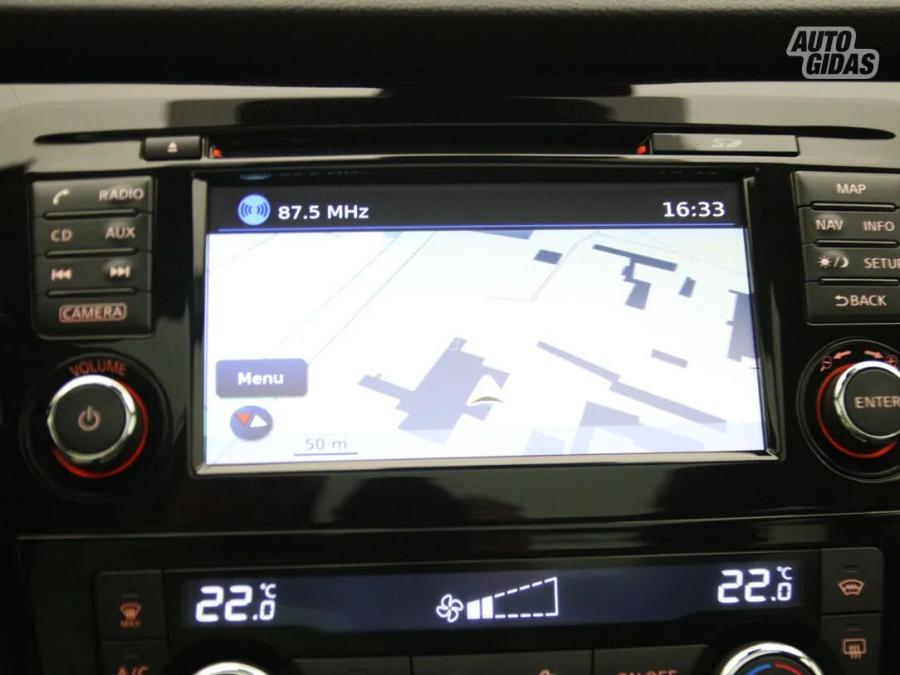 Black Nissan Qashqai 2016 in Vilnius, with an engine capacity of 1.20 L and mileage of 118 thousand km for 12299 €, photo 24 on AUTOMOTO.COM.LV