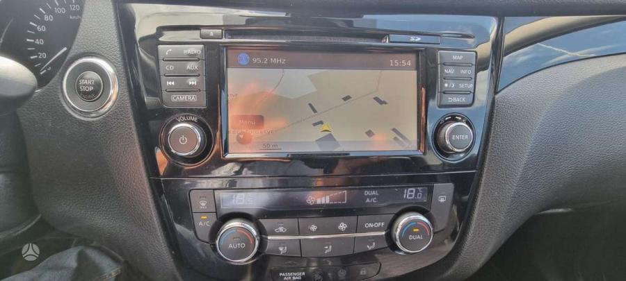 Черный Ниссан Кашкай 2016 в Шяуляй, объемом двигателя 1.50 л и пробегом 198 тыс. км за 8600 €, фото 16 на AUTOMOTO.COM.LV