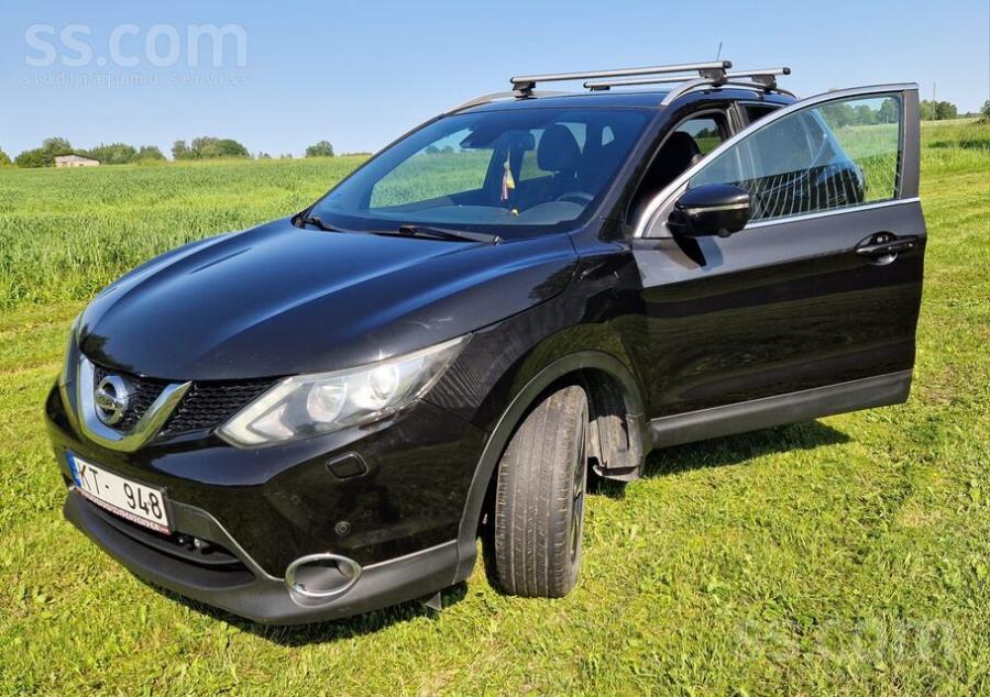 Melns Nissan Qashqai 2017 Valmiera, ar dzinēja tilpumu 1.50 L un nobraukumu 261 tūkst. km par 10100 €, foto 1 vietnē AUTOMOTO.COM.LV