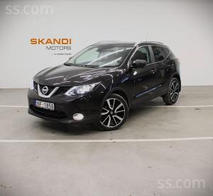 Black Nissan Qashqai 2017 in Riga, with an engine capacity of 1.20 L and mileage of 101 thousand km for 10990 €, photo  on AUTOMOTO.COM.LV