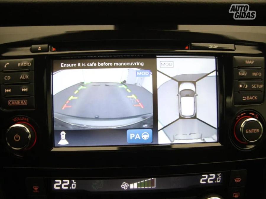 Black Nissan Qashqai 2017 in Vilnius, with an engine capacity of 1.20 L and mileage of 146 thousand km for 11599 €, photo 26 on AUTOMOTO.COM.LV