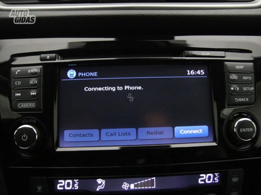 Black Nissan Qashqai 2017 in Vilnius, with an engine capacity of 1.60 L and mileage of 186 thousand km for 12199 €, photo 23 on AUTOMOTO.COM.LV
