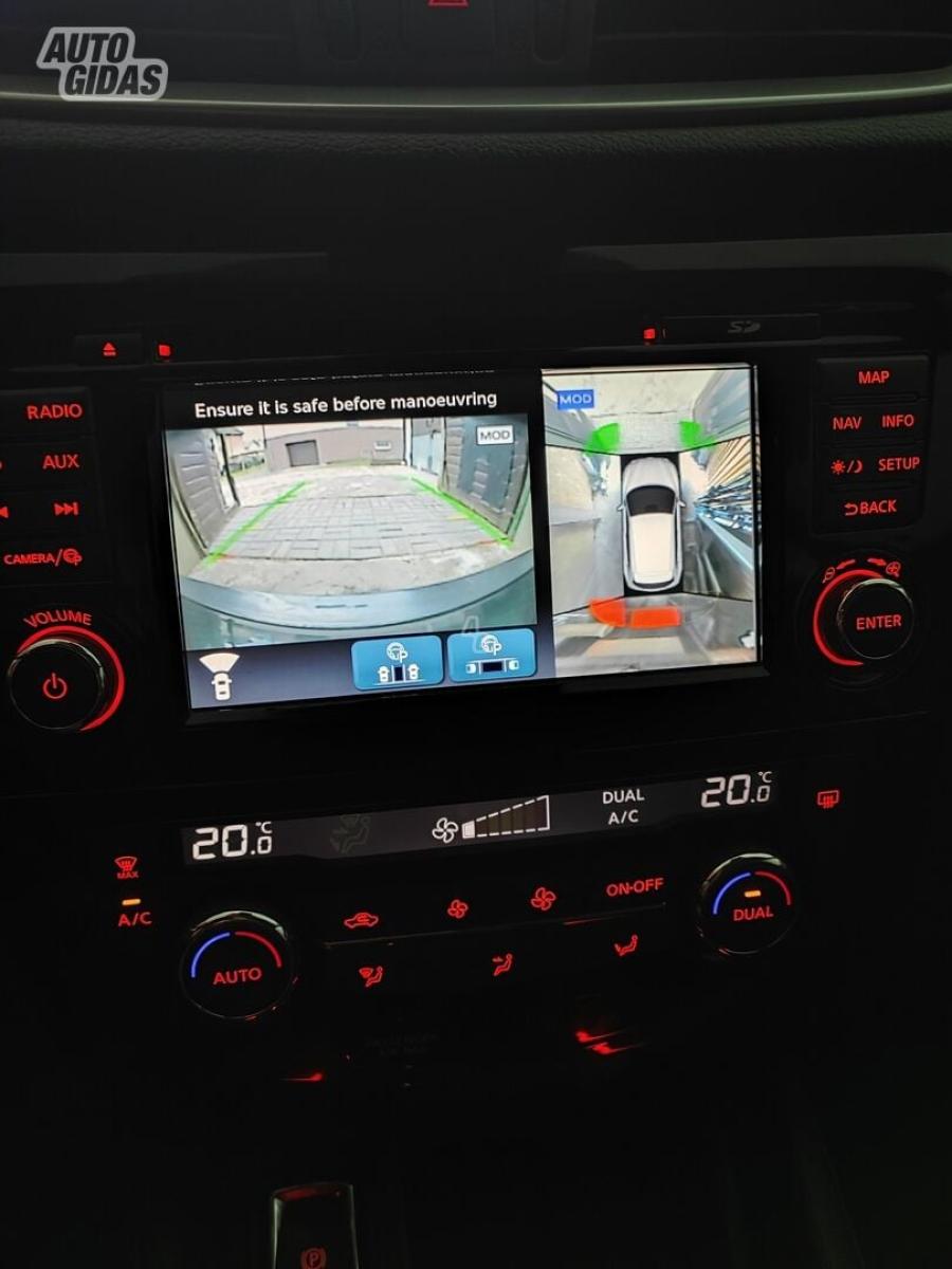 Black Nissan Qashqai 2018 in Panevezys, with an engine capacity of 1.20 L and mileage of 111 thousand km for 11300 €, photo 7 on AUTOMOTO.COM.LV