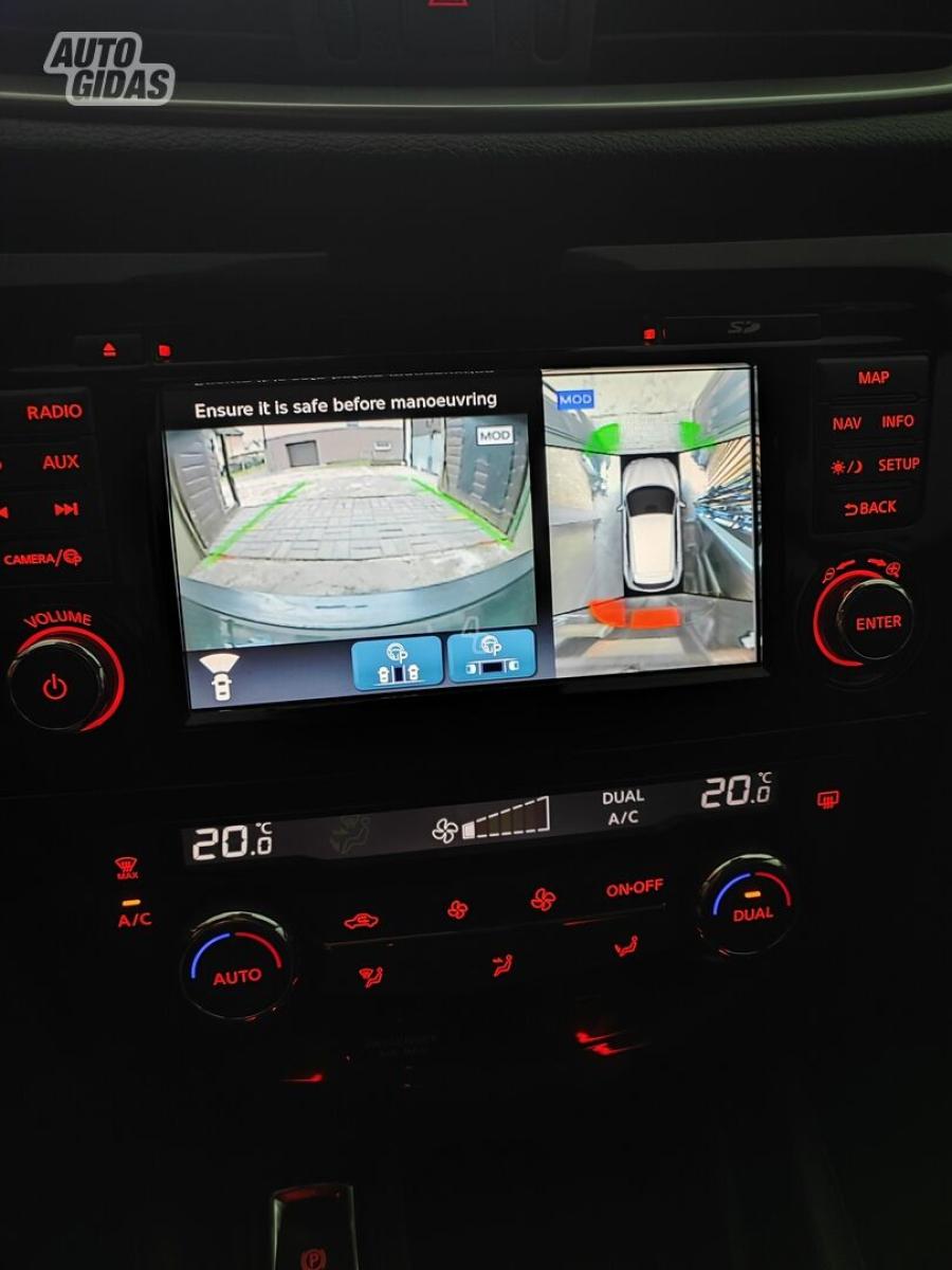 Black Nissan Qashqai 2018 in Panevezys, with an engine capacity of 1.20 L and mileage of 111 thousand km for 9800 €, photo 7 on AUTOMOTO.COM.LV
