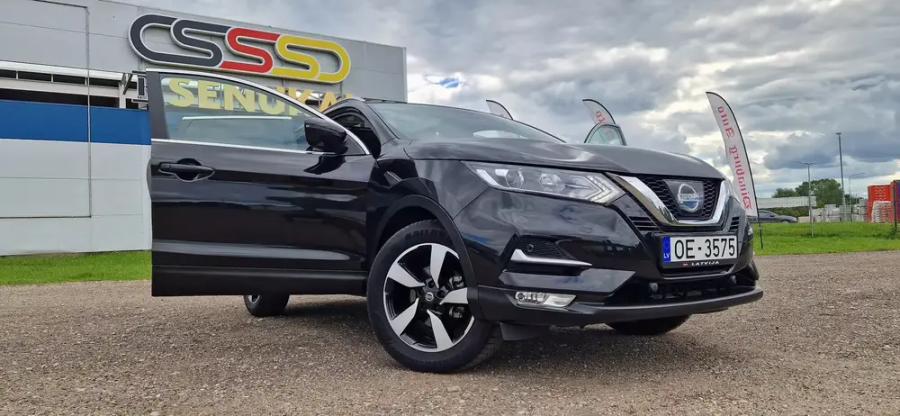 Melns Nissan Qashqai 2018 Daugavpils, ar dzinēja tilpumu 1.50 L un nobraukumu 50 tūkst. km par 13550 €, foto 33 vietnē AUTOMOTO.COM.LV