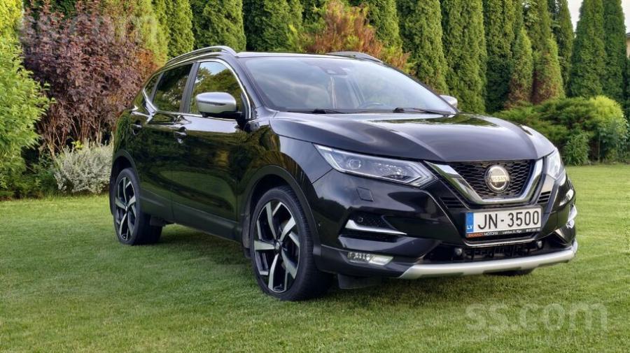 Черный Ниссан Кашкай 2019 в Рига, объемом двигателя 1.30 л и пробегом 117 тыс. км за 14600 €, фото 1 на AUTOMOTO.COM.LV