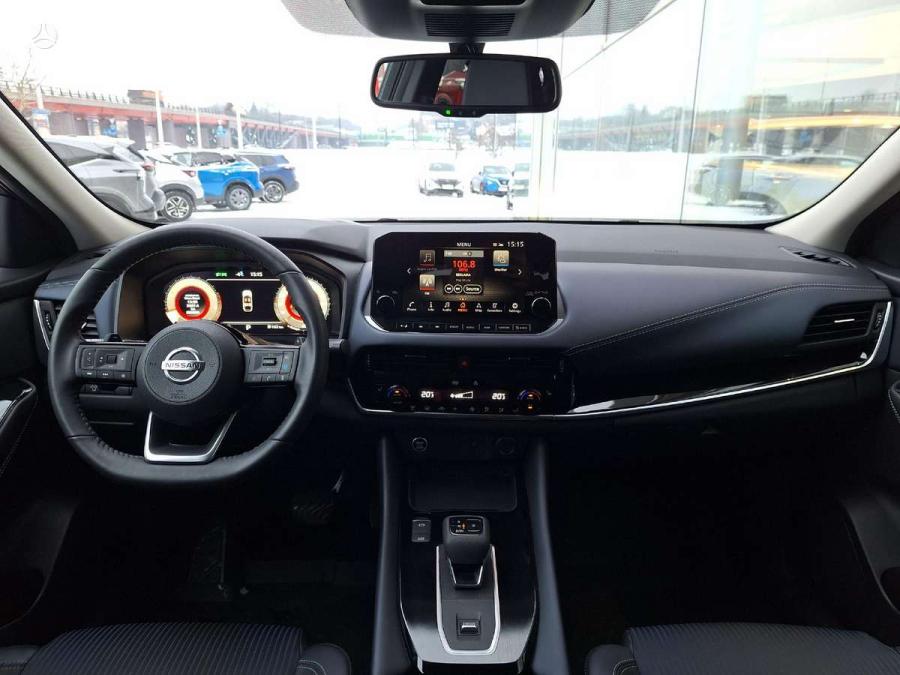 Black Nissan Qashqai 2021 in Vilnius, with an engine capacity of 1.33 L and mileage of 34 thousand km for 21500 €, photo 12 on AUTOMOTO.COM.LV