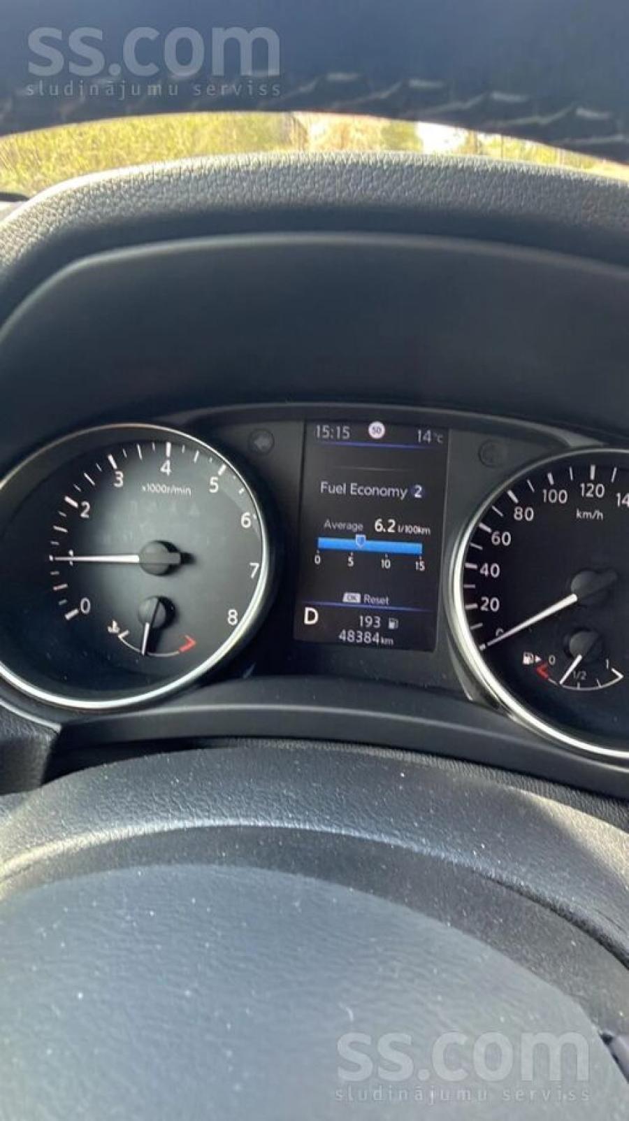Black Nissan Qashqai 2021 in Riga, with an engine capacity of 1.30 L and mileage of 49 thousand km for 16400 €, photo 8 on AUTOMOTO.COM.LV
