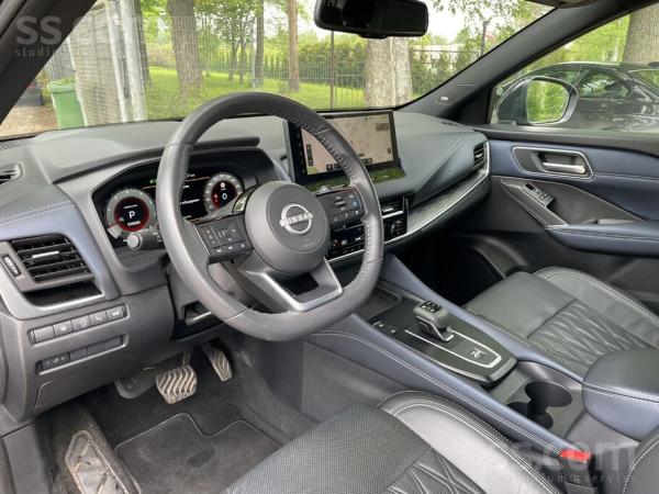 Black Nissan Qashqai 2023 in Riga, with an engine capacity of 1.30 L and mileage of 23 thousand km for 28490 €, photo 10 on AUTOMOTO.COM.LV