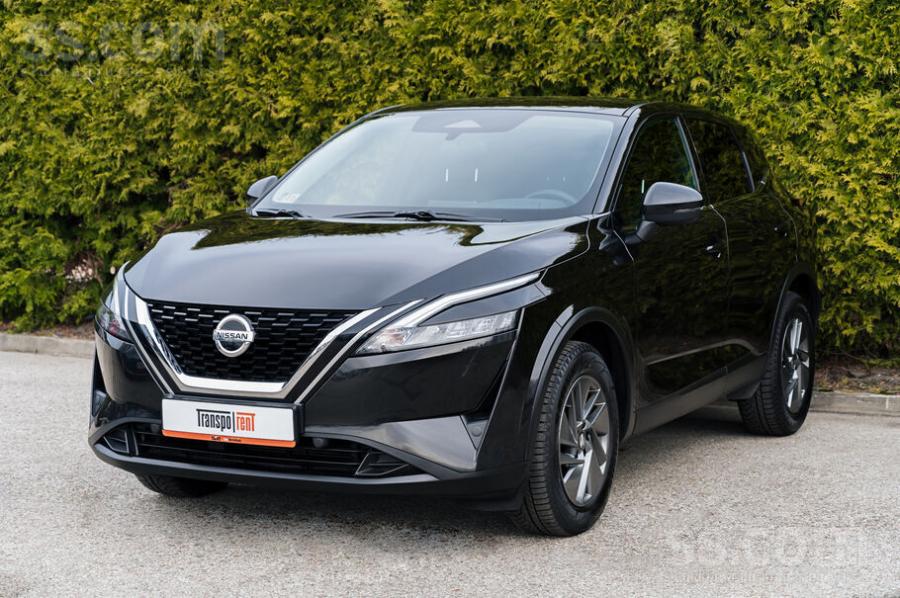 Melns Nissan Qashqai 2023 Rīga, ar dzinēja tilpumu 1.30 L un nobraukumu 48 tūkst. km par 19500 €, foto 1 vietnē AUTOMOTO.COM.LV