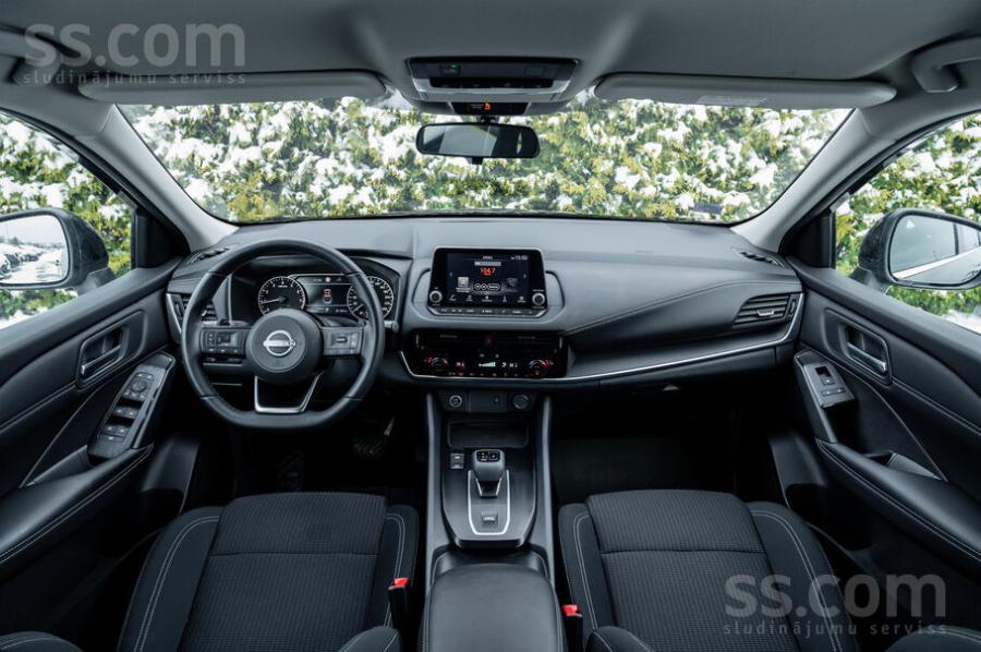 Melns Nissan Qashqai 2023 Rīga, ar dzinēja tilpumu 1.30 L un nobraukumu 48 tūkst. km par 19500 €, foto 15 vietnē AUTOMOTO.COM.LV