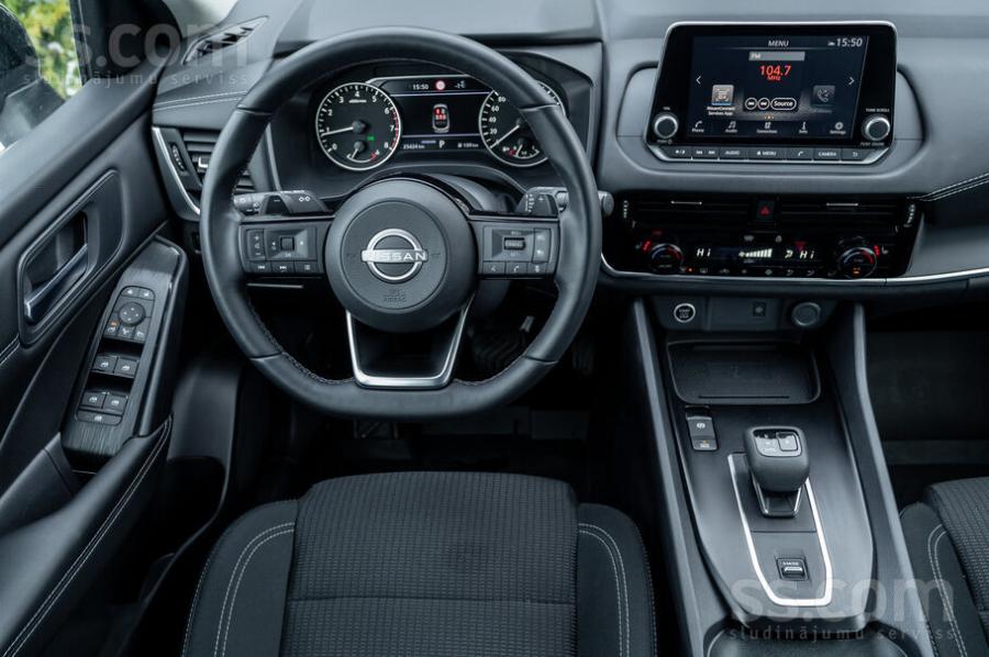 Melns Nissan Qashqai 2023 Rīga, ar dzinēja tilpumu 1.30 L un nobraukumu 48 tūkst. km par 19500 €, foto 16 vietnē AUTOMOTO.COM.LV