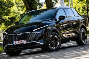 Black Nissan Qashqai 2025 in Riga, with an engine capacity of 1.30 L and mileage of 19 thousand km for 27490 €, photo 1 on AUTOMOTO.COM.LV