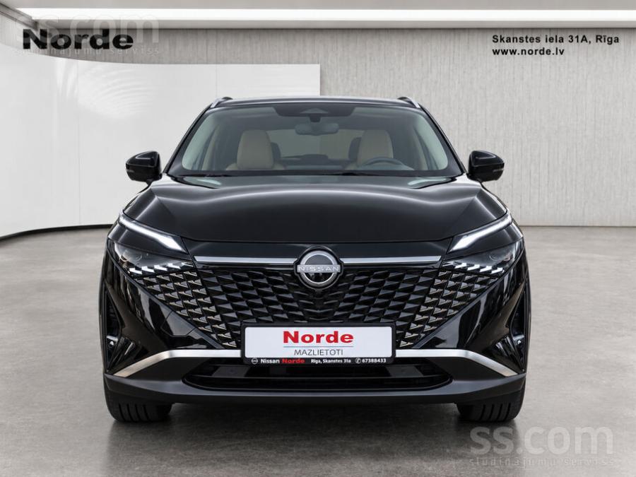 Black Nissan Qashqai 2025 in Riga, with an engine capacity of 1.30 L and mileage of 27 thousand km for 26980 €, photo 6 on AUTOMOTO.COM.LV