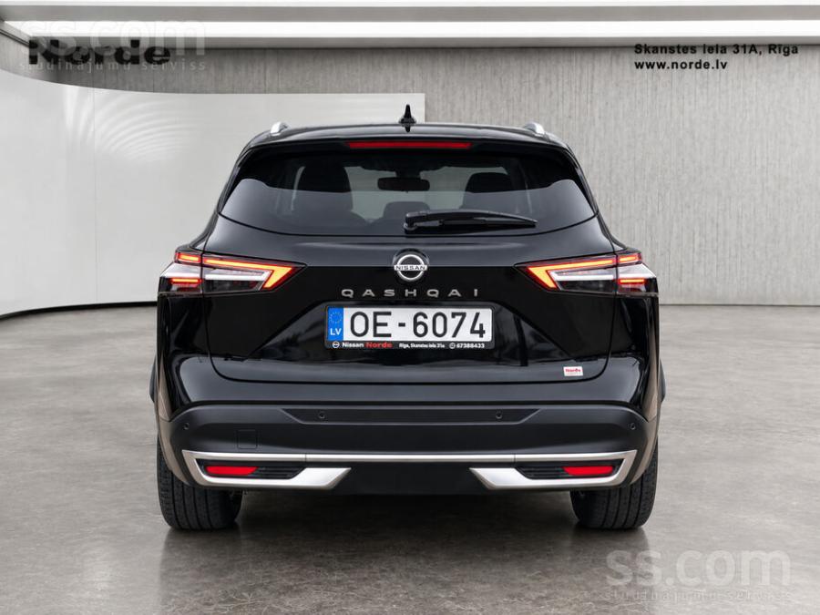 Melns Nissan Qashqai 2025 Rīga, ar dzinēja tilpumu 1.30 L un nobraukumu 52 tūkst. km par 27900 €, foto 6 vietnē AUTOMOTO.COM.LV