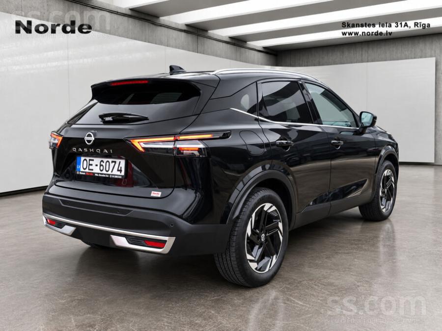 Melns Nissan Qashqai 2025 Rīga, ar dzinēja tilpumu 1.30 L un nobraukumu 52 tūkst. km par 27900 €, foto 7 vietnē AUTOMOTO.COM.LV