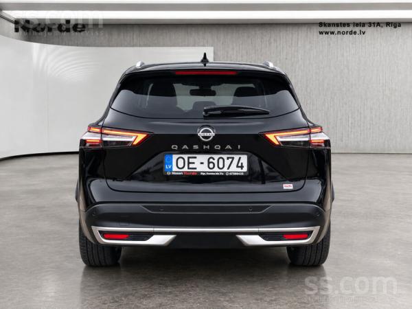 Melns Nissan Qashqai 2025 Rīga, ar dzinēja tilpumu 1.30 L un nobraukumu 52 tūkst. km par 27900 €, foto 6 vietnē AUTOMOTO.COM.LV