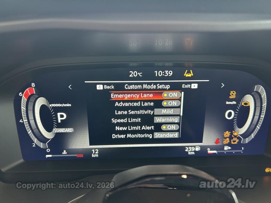 Черный Ниссан Кашкай 2026 в Тарту, объемом двигателя 1.30 л и пробегом 0 тыс. км за 32890 €, фото 12 на AUTOMOTO.COM.LV