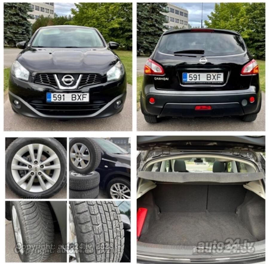 Melns Nissan Qashqai 2010 Saku, ar dzinēja tilpumu 2.00 L un nobraukumu 163 tūkst. km par 6800 €, foto 7 vietnē AUTOMOTO.COM.LV