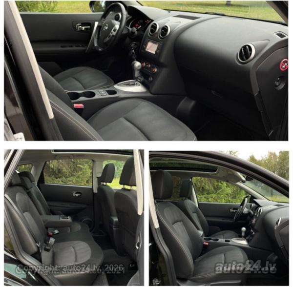 Black Nissan Qashqai 2010 in Saku, with an engine capacity of 2.00 L and mileage of 163 thousand km for 6800 €, photo 8 on AUTOMOTO.COM.LV