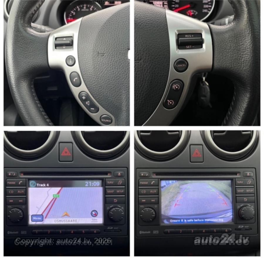 Melns Nissan Qashqai 2010 Saku, ar dzinēja tilpumu 2.00 L un nobraukumu 163 tūkst. km par 6800 €, foto 11 vietnē AUTOMOTO.COM.LV