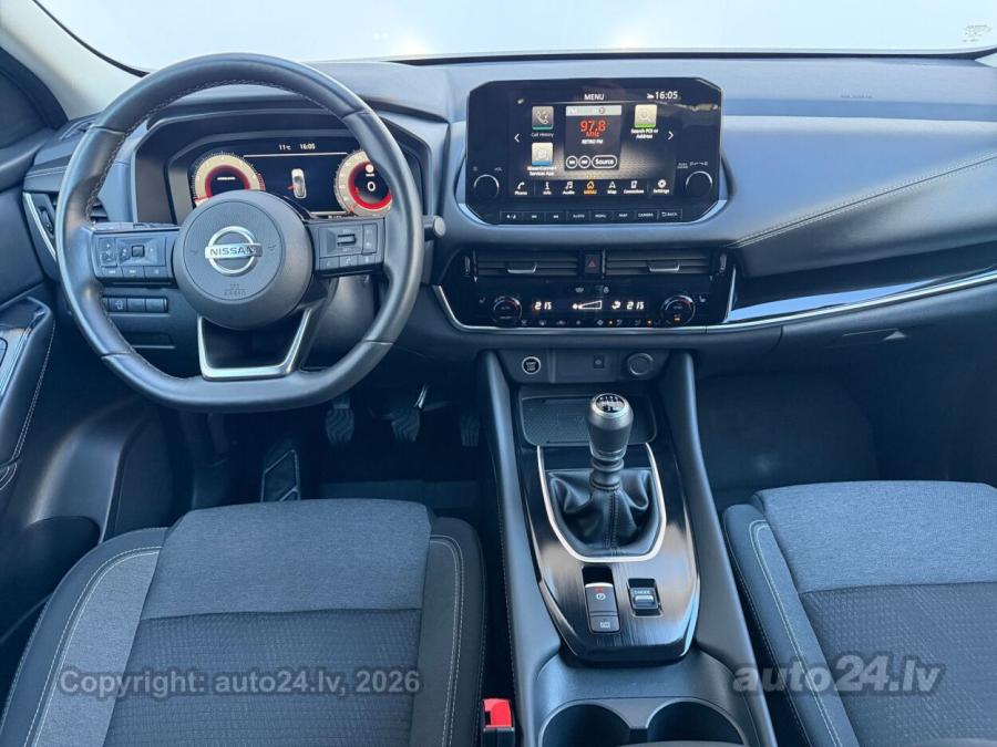 Black Nissan Qashqai 2021 in Tallinn, with an engine capacity of 1.33 L and mileage of 99 thousand km for 16995 €, photo 7 on AUTOMOTO.COM.LV
