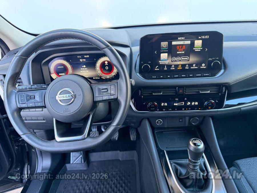 Black Nissan Qashqai 2021 in Tallinn, with an engine capacity of 1.33 L and mileage of 99 thousand km for 16995 €, photo 8 on AUTOMOTO.COM.LV
