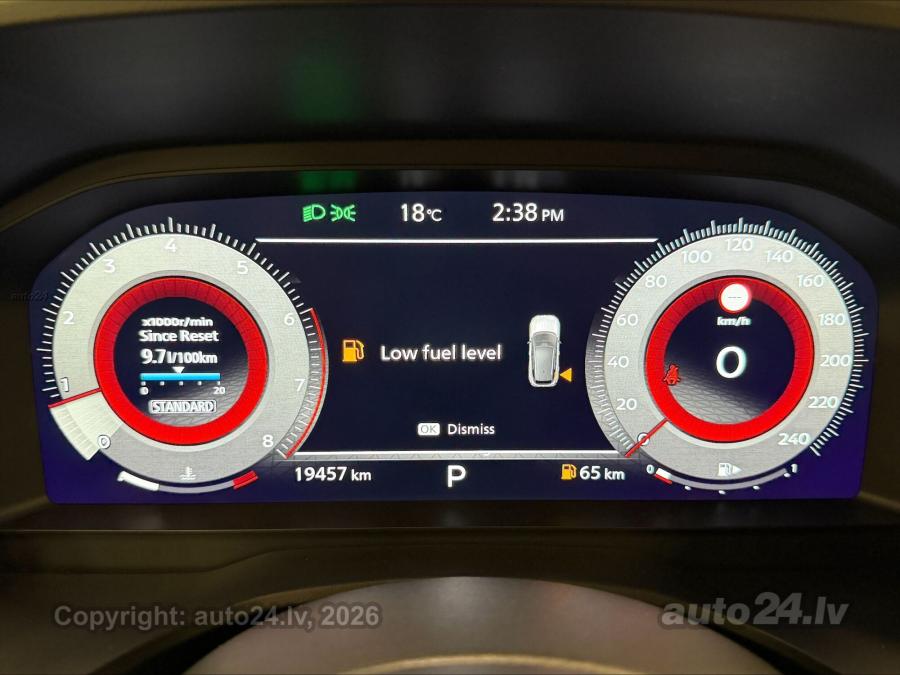 Black Nissan Qashqai 2023 in Tallinn, with an engine capacity of 1.30 L and mileage of 19 thousand km for 26499 €, photo 18 on AUTOMOTO.COM.LV