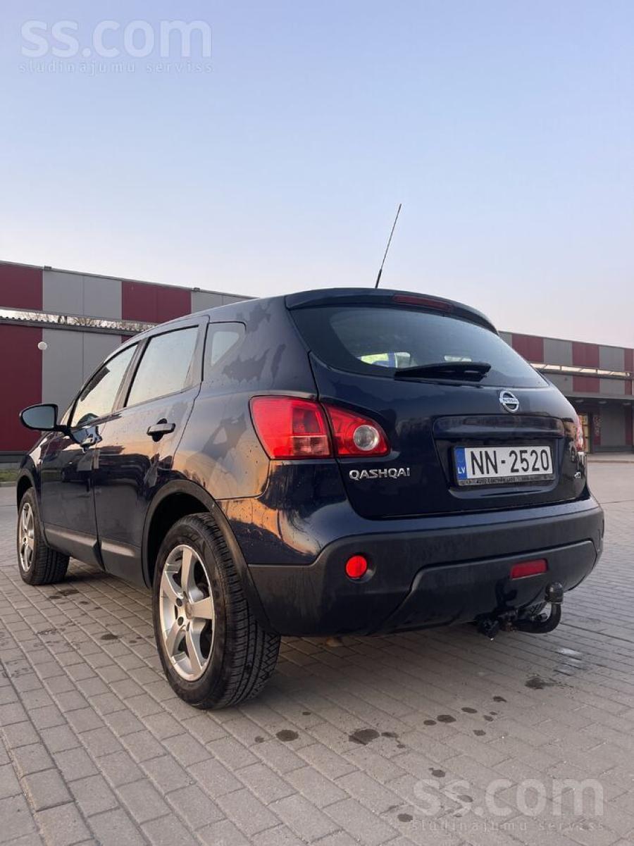 Zils Nissan Qashqai 2008 Liepāja, ar dzinēja tilpumu 2.00 L un nobraukumu 226 tūkst. km par 14480 €, foto 3 vietnē AUTOMOTO.COM.LV