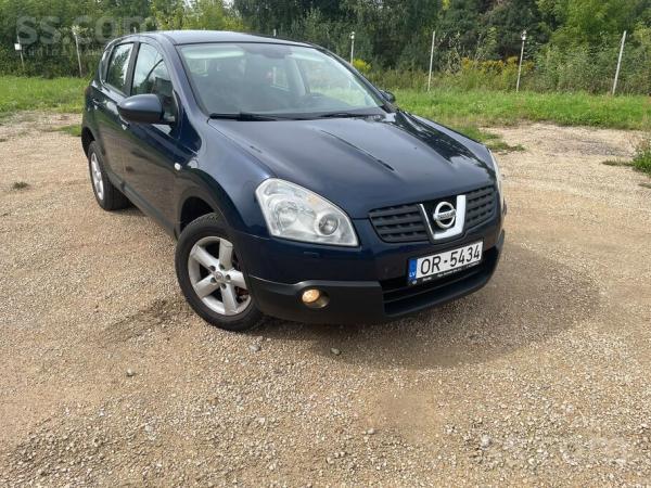 Blue Nissan Qashqai 2008 in Riga, with an engine capacity of 2.00 L and mileage of 0 thousand km for 3499 €, photo 1 on AUTOMOTO.COM.LV