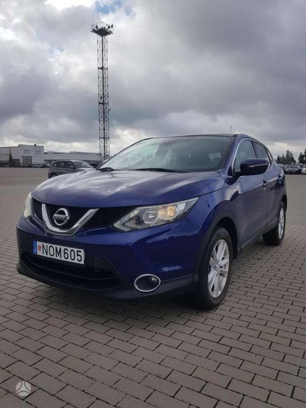 Nissan Qashqai 2014 in Marijampole on AUTOMOTO.COM.LV Blue Nissan Qashqai 2014 in Marijampole, with an engine capacity of 1.46 L and mileage of 275 thousand km for 7999 €, photo 3 on AUTOMOTO.COM.LV