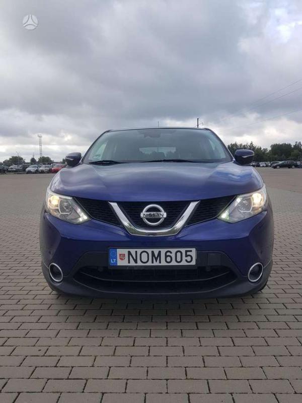 Nissan Qashqai 2014 in Marijampole on AUTOMOTO.COM.LV Blue Nissan Qashqai 2014 in Marijampole, with an engine capacity of 1.46 L and mileage of 275 thousand km for 7999 €, photo 4 on AUTOMOTO.COM.LV