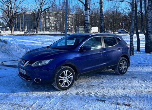 Zils Nissan Qashqai 2015 Rīga, ar dzinēja tilpumu 1.20 L un nobraukumu 186 tūkst. km par 7490 €, foto 1 vietnē AUTOMOTO.COM.LV