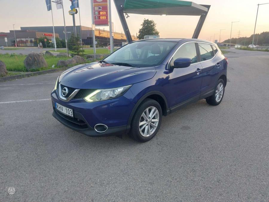 Zils Nissan Qashqai 2015 Viļņa, ar dzinēja tilpumu 1.46 L un nobraukumu 370 tūkst. km par 6600 €, foto 1 vietnē AUTOMOTO.COM.LV