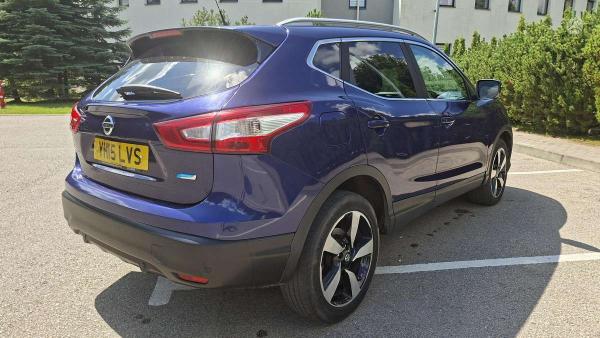 Blue Nissan Qashqai 2015 in Siauliai, with an engine capacity of 1.46 L and mileage of 118 thousand km for 2700 €, photo 6 on AUTOMOTO.COM.LV