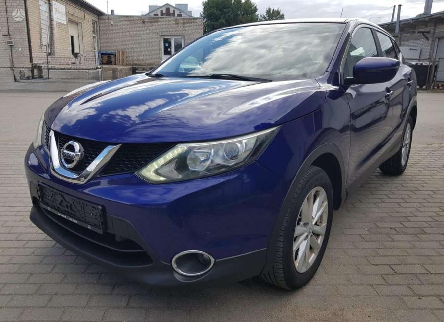 Zils Nissan Qashqai 2015 Šauļi, ar dzinēja tilpumu 1.46 L un nobraukumu 188 tūkst. km par 6950 €, foto 1 vietnē AUTOMOTO.COM.LV